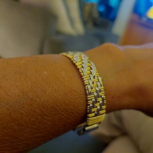 PUALANI Bracelet Sterling Silver and 14K Gold Filled Wrapped Hawaiian ...