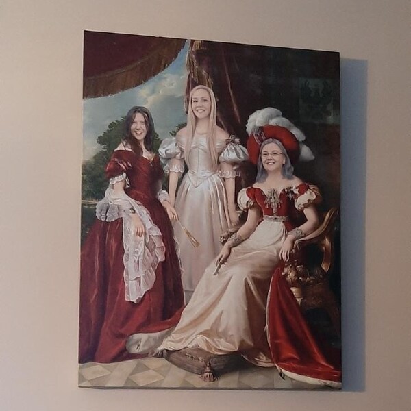 Males Group Portrait in the Royal, Military Sytle, Historical Portrait ...