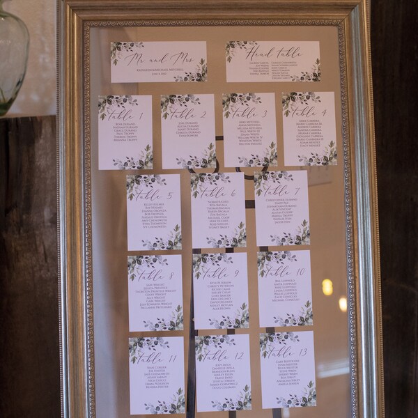 Editable Signs Custom Wedding Table Sign Template Edit in TEMPLETT ...