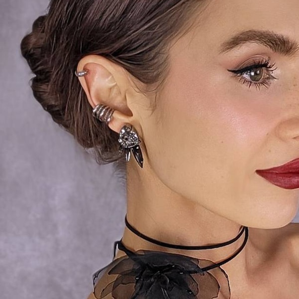 Handmade Corsage Neck Flower/choker in Chocolate by Efflorescence - Etsy