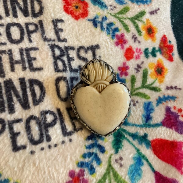 Bone Carved Rabbit Pendant, Handcrafted, Nepalese, Tibetan Repousse ...