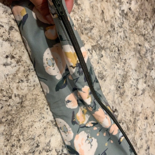 Straw Pouch, Reusable Straw Pouch, Straw Holder, Eco Friendly Pouch ...