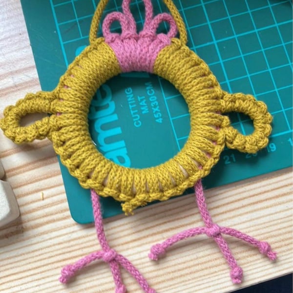 Macrame Chicken Pattern| Easter DIY Tutorial | Thanksgiving Turkey ...