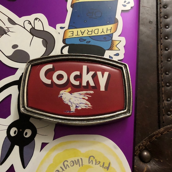 Official Bones TV Show Cocky Belt Buckle: Silver Plated - Etsy