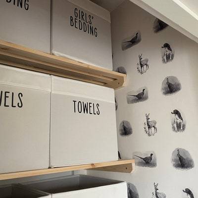 IKEA KALLAX DRONA Box Sticker Personalised Vinyl Labels Stickers Decals ...