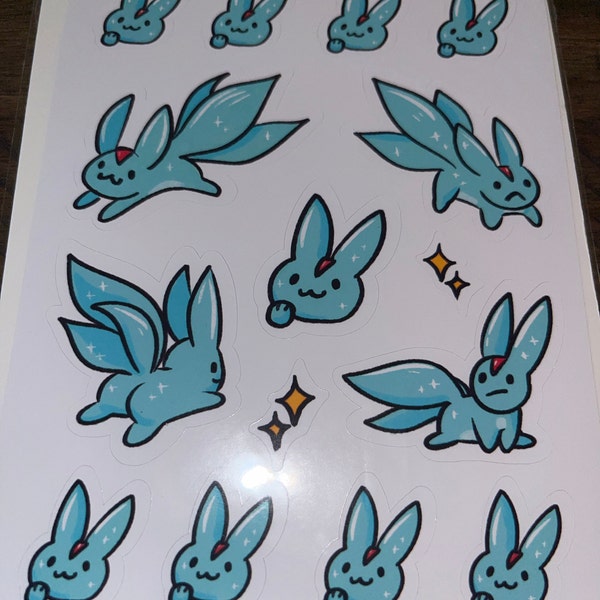Final Fantasy Carbuncle Space Takers Sticker Sheet - Etsy