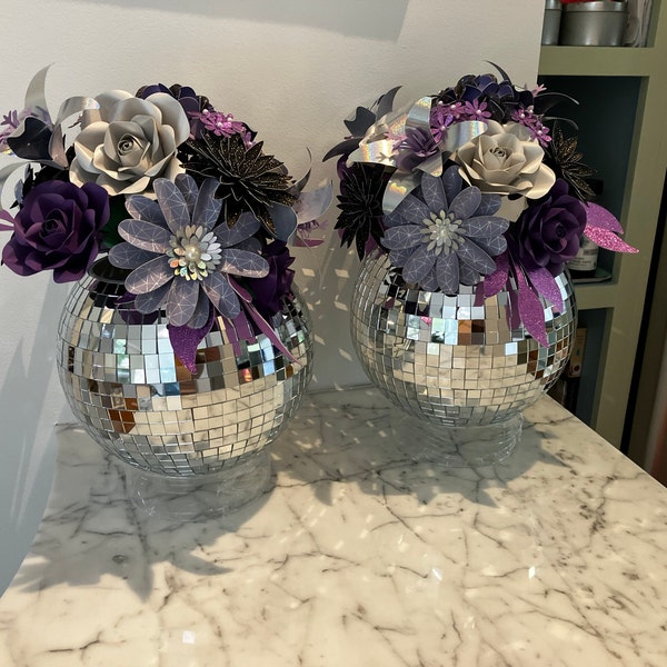 Colorful Paper Flowers in a Cup, Office Decor, Handmade Paperflowers - Etsy