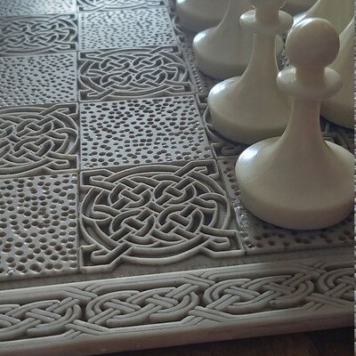 Celtic Chess Set aka. Fidchell - Etsy