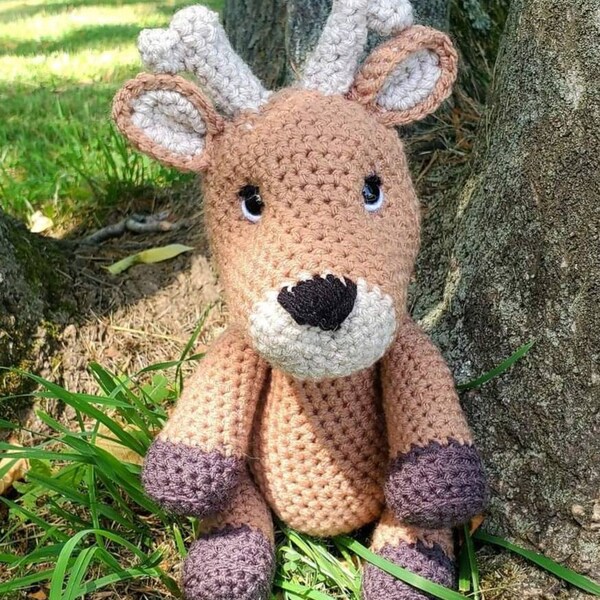 Deer, Deer Crochet Pattern, Crochet Pattern, Amigurumi, Pattern ...