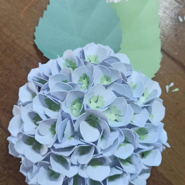 Hydrangea/ Paper Flower Template/ Instant Download/ Cricut Template ...
