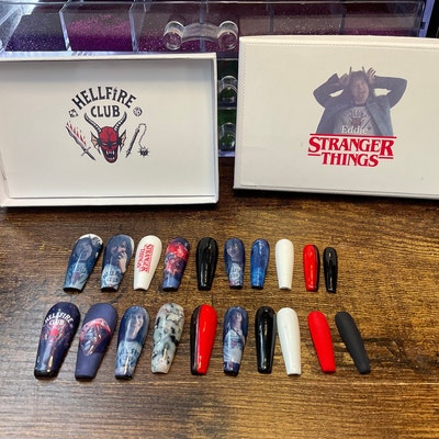 Full Set of Acrylic Nails.. BILLY EILISH inspired Any - Etsy