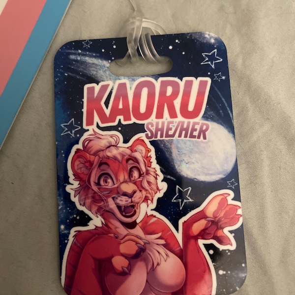 Consent Custom Fursuit Badge Tags | Custom Text Furry Badge Commission ...