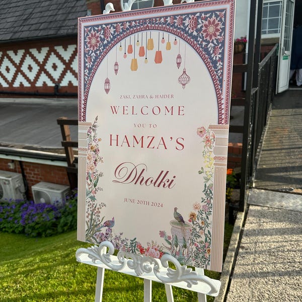 Minimalist Wedding Welcome Pop up Banner With Stand | Designed, Printed ...