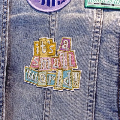 IRON ON PATCH / It's a Small World Inspired Disney Mickey Mouse ...