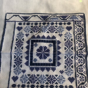 CROSS STITCH KIT aida Version Inca Sampler by Riverdrift | Etsy