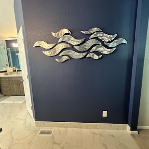 Lighted Metal Wall Art LED Metal Wall Sculpture Color Changing Wall Art ...