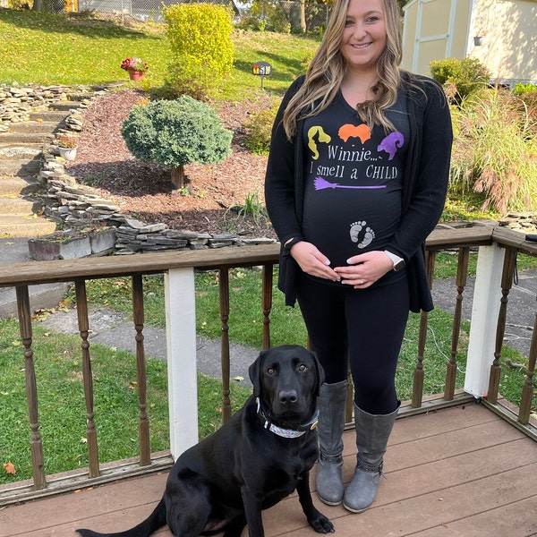 Hocus Pocus Maternity Pregnancy Announcement - Hocus Pocus Shirt ...