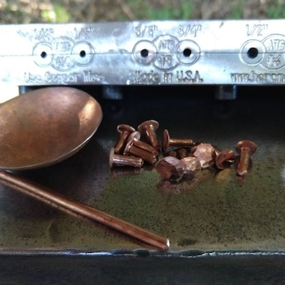 6 Gauge Rivet Making Tool 9 Rivets - Etsy