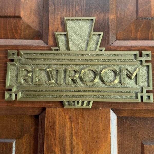 Custom Art Deco Sign Decor Home Art Deco 3D Printed Decoration Interior ...