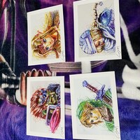 Freddy Fazbear Ballpoint Pen Print, Five Nights at Freddy's Art Poster ...