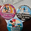 Minnie Birthday Button-disney Birthday Buttons Disney Birthday Pins ...