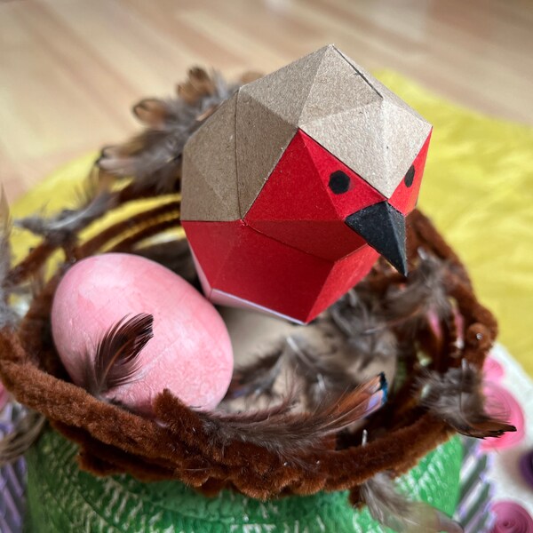 Falcon,peregrine Bird Paper Craft,3d Low Polygonal Paper Sculpture ...