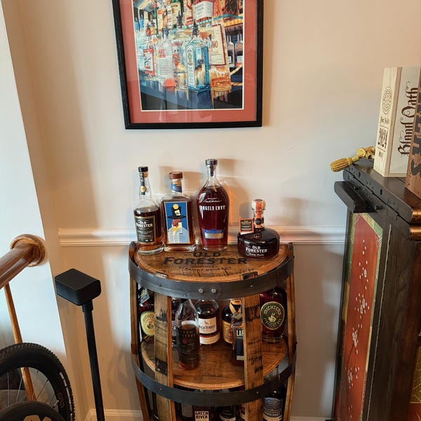 Bourbon Barrel Stave Swivel Stool, Bar Stool, Swivel Stool, Barrel ...