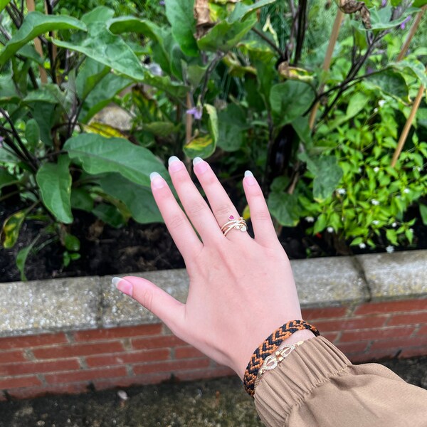 Handmade Personalised/custom Embroidery Bracelet | 12 Hearts Design ...