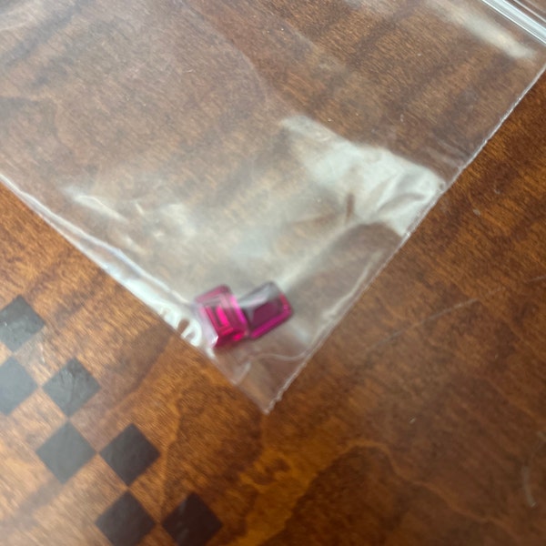 Emerald (octagon) Lab Grown Ruby - Etsy