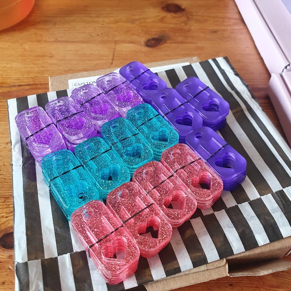 PIPSQUEAKS Acrylic Thread Drops | Floss Drops | Organiser Drop for ...