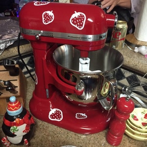 Delicious Strawberries Kitchenaid Mixer Mixing Machine Decal | Etsy