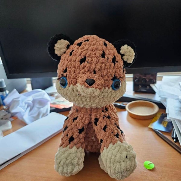 Amigurumi Cheetah Pattern, Crochet Cheetah, PDF Pattern, Cheetah Plush ...