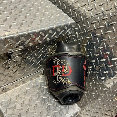 Personalized Firefighter SCBA Leather Mask Cover for MSA G1 Mask ...