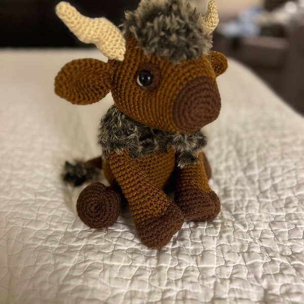 Bison, Bison Crochet Pattern, Crochet, Pattern, Bison Tutorial ...
