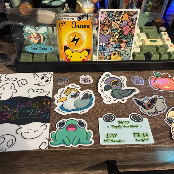 Derpy Frog Sticker - Water-resistant Matte Vinyl by BNTY - Etsy