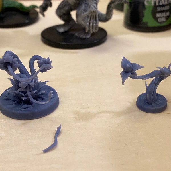 Plant Monsters Archweed and Mischievous Vine 28mm 3D Resin Printed D&D ...