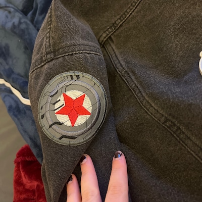 Winter Solider, Bucky Barnes, Arm Emblem Iron-on Embroidered Patch ...