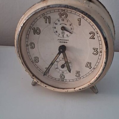 1970s Rhythm Transistor Stylish White-green Wall Clock Kitchen Clock ...