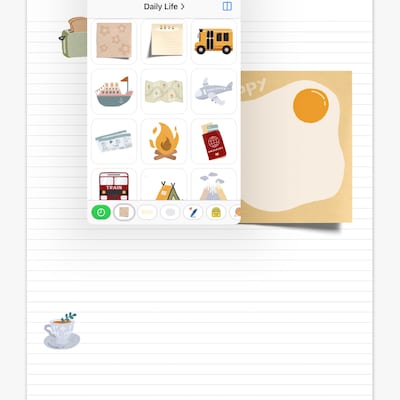 Cute Everyday Digital Stickers for Goodnotes Stickers Digital Planner ...