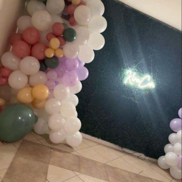 PRE-CUT Mosaic Letter Balloon Frame Gaint A-Z Foam Board Balloon Kits ...