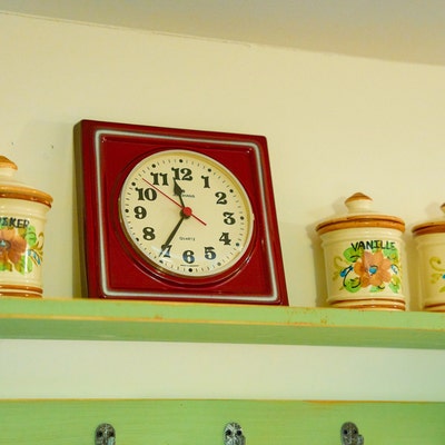 1980s Precista, Vintage German Clock With a Timer by Quartz in Plastic ...