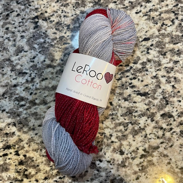 Lichen - Hand Dyed Cotton Yarn - Dyed to Order, 100g Skeins - Available ...