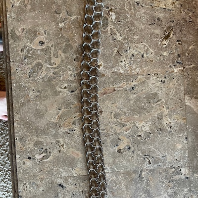 NECK CILICE 5 Row Metal and Leather - Etsy