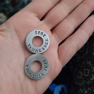 Travel and Sobriety Tokens Leather Keychain Lanyard, Travel Lover Gift ...