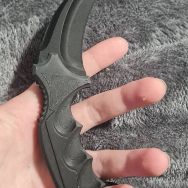 CS2 Karambit Knife | PLA Plastic Trainer | CSGO | Counterstrike: Global ...