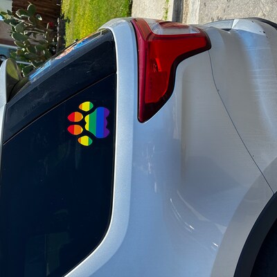 Librafluid/flux Flag, LGBTQIA Pride Flag Full Color Static Window Cling ...