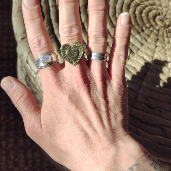 Handmade Helios Pendant in Solid Gold-tone Brass or Recycled Sterling ...