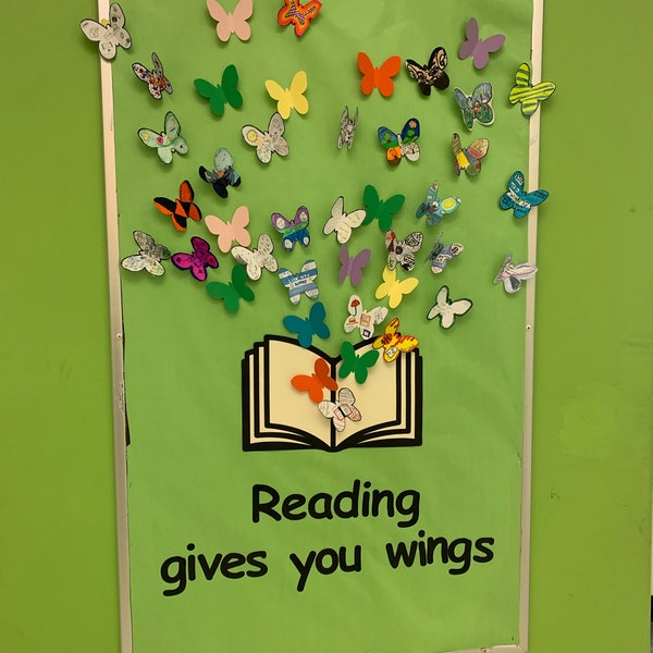 Spring Bulletin Board Kit | Spring Library Bulletin Board | Welcome ...