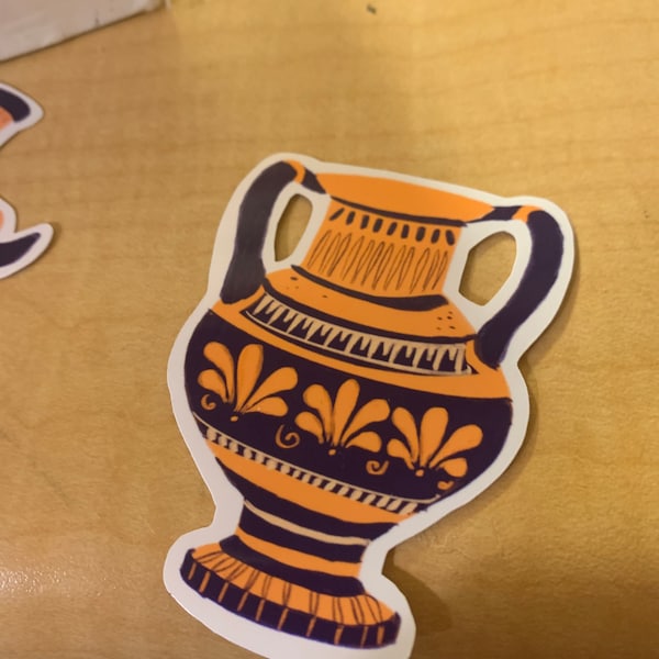 Amphora Sticker Pack | Ancient Greece Stickers | Ancient Greek Art ...