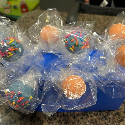 Planet Solar System Cake Pops Galaxy Birthday Party Treats Favors 12 - Etsy